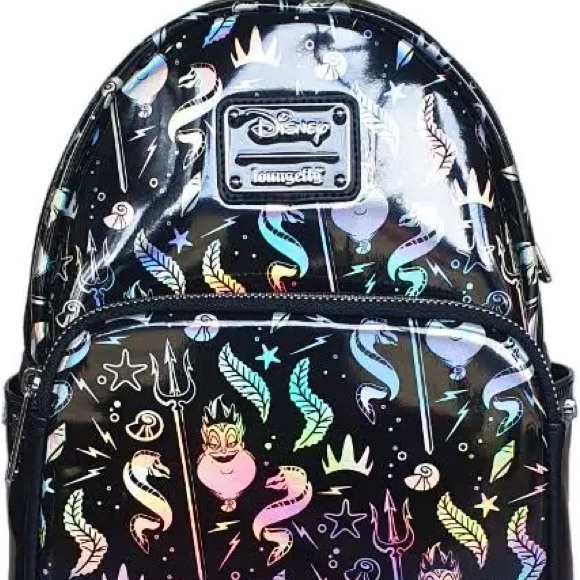 Loungefly | Bags | Loungefly Ursula Iridescent Disney Backpack Nwt ...